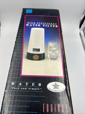 NEW IN BOX EQ10 Equinox High Efficiency Countertop Water Charcoal ...