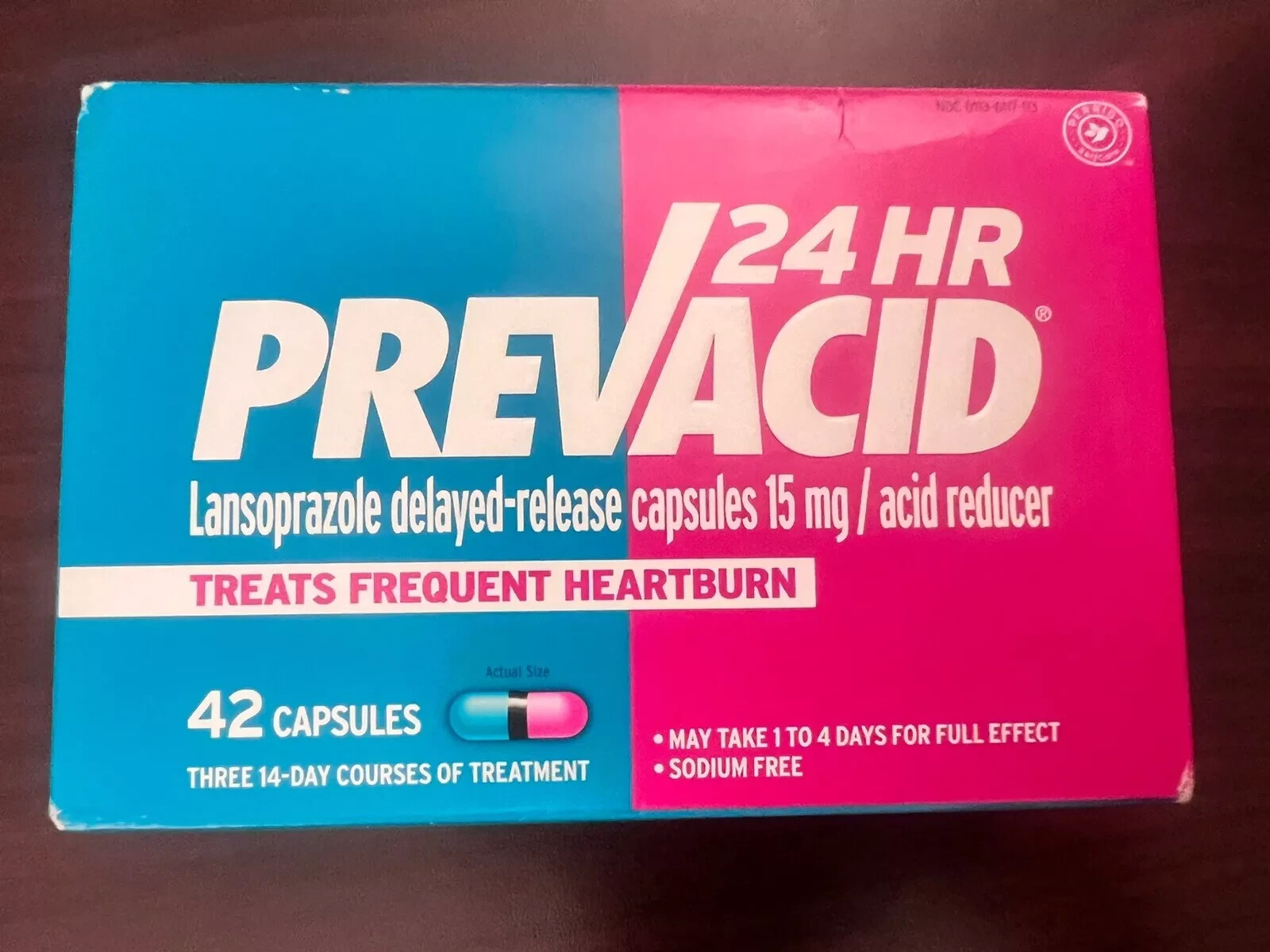 Prevacid 24 HR Lansoprazole Acid Reducer - 42 Capsules EXP 02/2025 ...