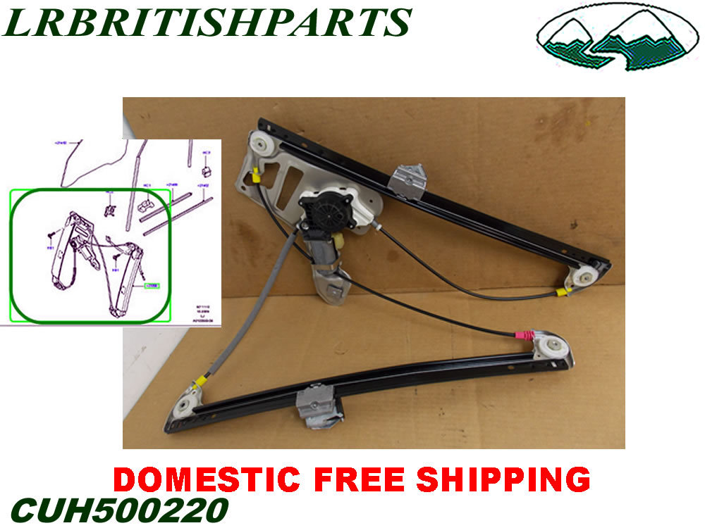 GENUINE LAND ROVER WINDOW REGULATOR FRONT RANGE ROVER 03-09 RH ...