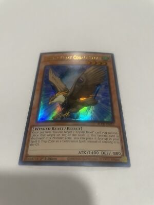 Yugioh Crystal Beast Cobalt Eagle Ultra Rare BLCR | eBay