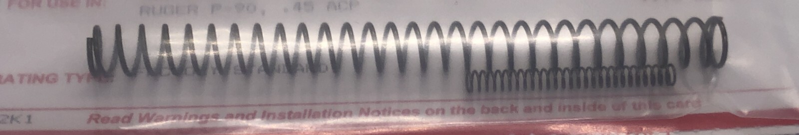 Ruger P85 P89 P90 Reduced Full Extra Power Recoil & Firing Pin Springs ...