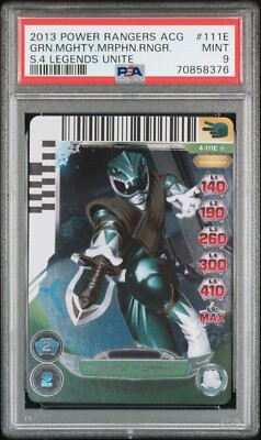 2013 Power Rangers ACG S4 Legends Unite UK Ed. Green Ranger Ultra Rare ...