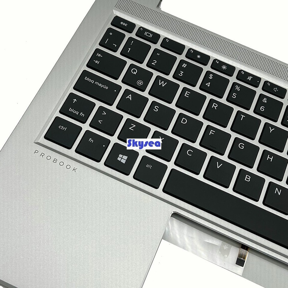 New For HP ProBook 440 G8 445 G8 Palmrest Backlit Keyboard Latin SP ...