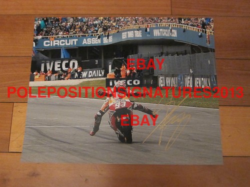 Marc Marquez Signed 11x14 Photo Honda MotoGP World Champion | eBay