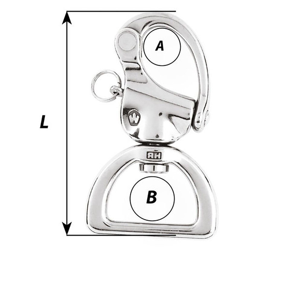 Wichard Webbing Snap Shackle - 3-1/8" | eBay