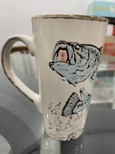 Spectrum Designz Tall Ceramic Coffee Tea Mug Fly Fishing Trout 2015 ...