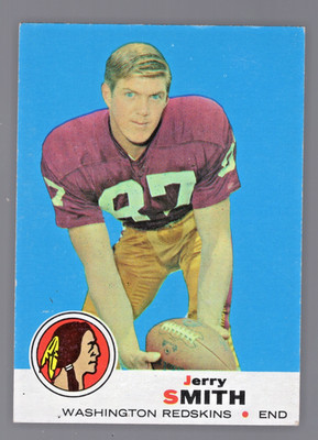 Jerry Smith 1969 Topps #45 Washington Redskins Tight End | eBay