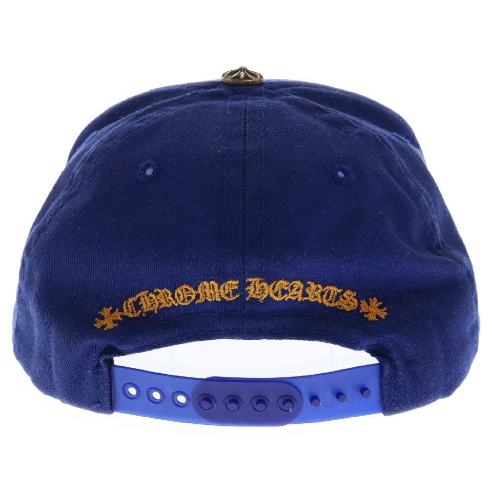 Chrome Hearts Size Os Ch Baseball Trucker Cap Logo Embroidery Hat Blue ...