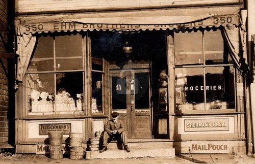 Butler PA Pennsylvania Ehm Brothers Grocery c1910 RPPC Photo Postcard ...