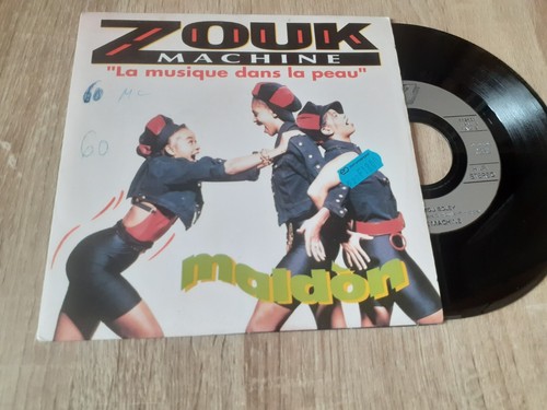 VINYLE 45 TOURS Zouk Machine – Maldòn (La Musique Dans La Peau) / 1989 ...