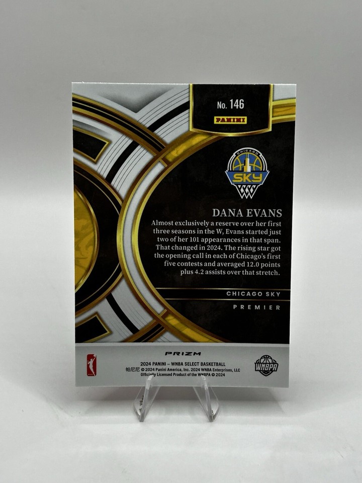 Dana Evans 2024 Panini Select WNBA Pink Ice Premier Chicago Sky #146 | eBay