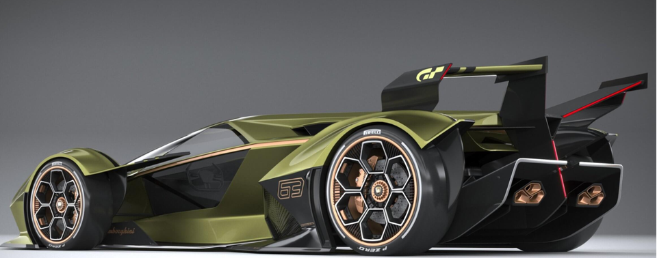 Lamborghini Race Car Hypercar w/Orig.Wheels Rims Custom Built1:18SCALE ...