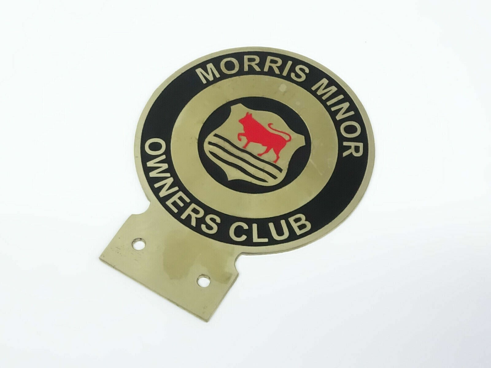 Vintage Car Morris Minor Owners Club Front Grill Badge Emblem Decal ...