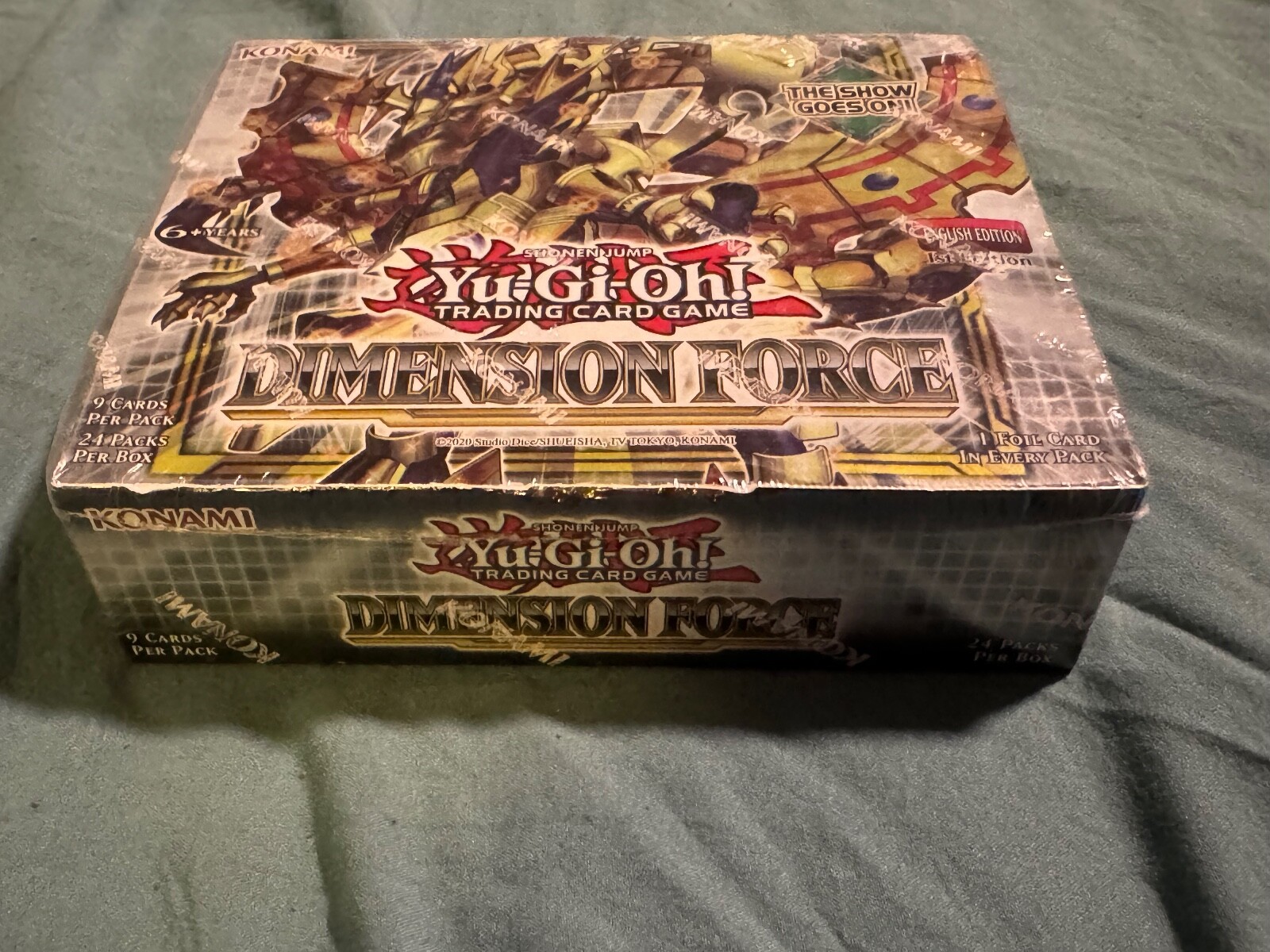 Yu-Gi-Oh! Dimension Force Booster Box 1st Edition Factory Sealed 24 ...