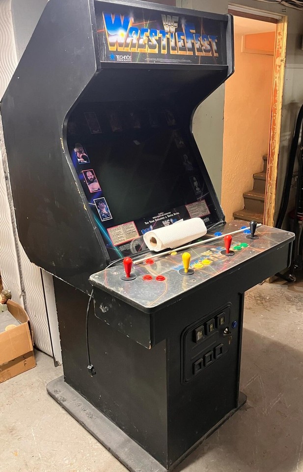 WWF WRESTLEFEST ARCADE MACHINE by TECHNOS 1991 WWE Hulk Hogan | eBay