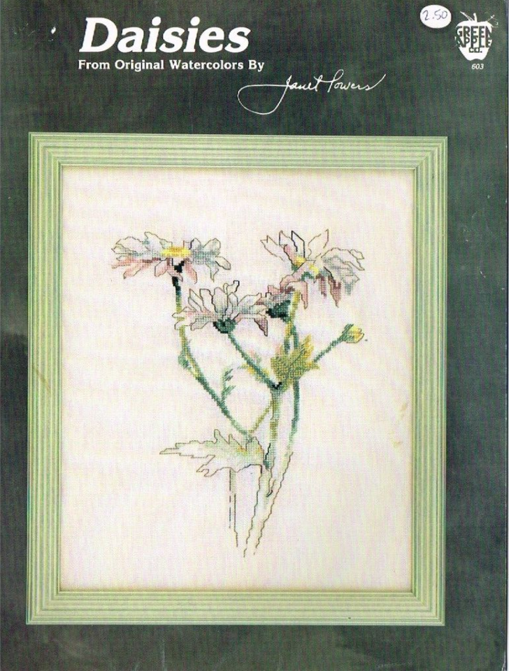 Cross Stitch Leaflet Lot 6 Janet Powers Floral Flower Designs Tulip ...