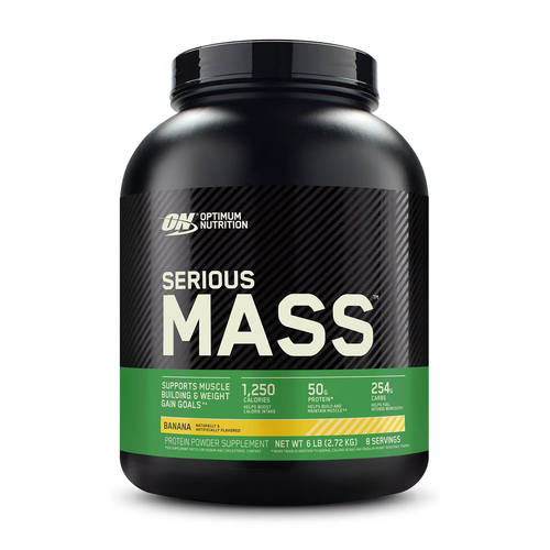 Optimum Nutrition Serious Mass Banana Protein Powder Supplement 8 ...