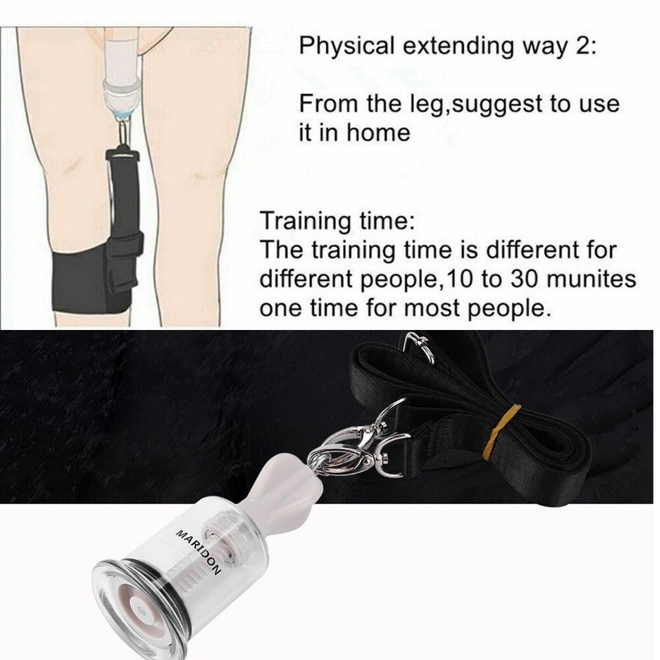 Super Penis Enlargement Extender Vacuum Stretcher Pump Hanger Bigger ...