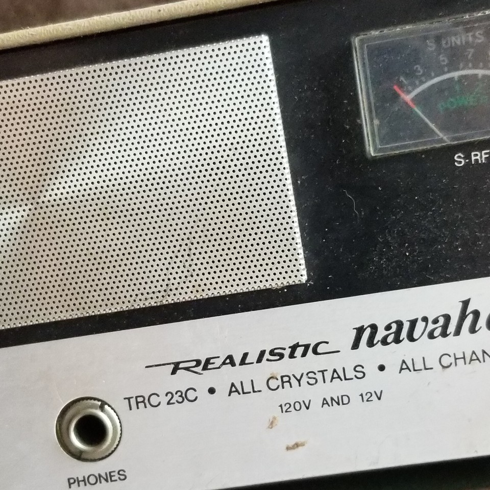 REALISTIC NAVAHO CB RADIO TRC-23C SOLID STATE 120v AND 12v | eBay