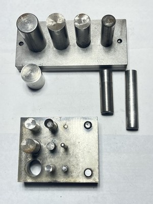 Shopmade Machinist/Jeweler Punch Rods And Blocks Used | eBay