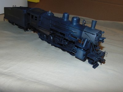 SUNSET MODELS BRASS O SCALE 2 RAIL 2-10-0 BALTIMORE & OHIO STEAMENGINE ...