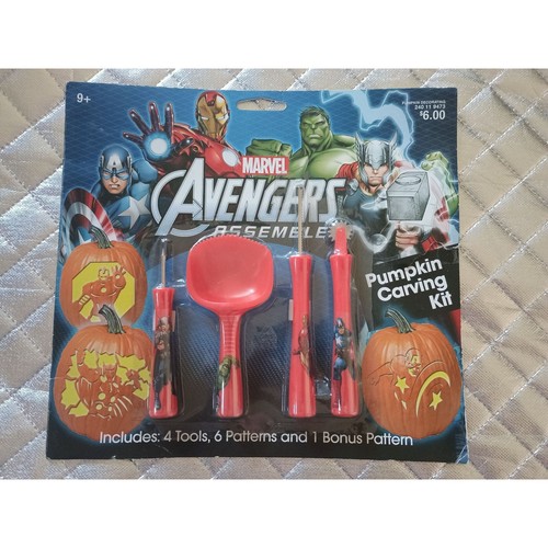Marvel Avengers Pumpkin Carving Kit Tools & Patterns | eBay