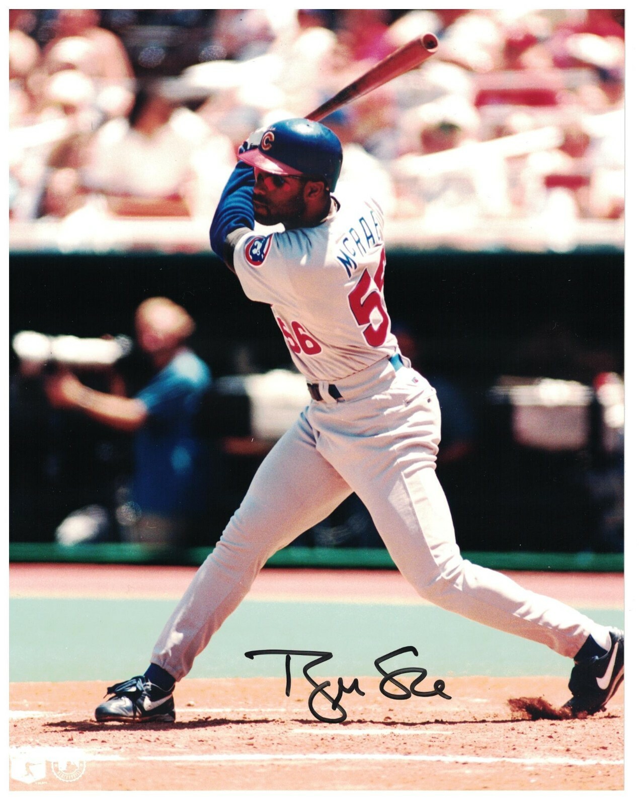 Brian McRae Signed Autographed 8 x 10 Photo Cubs Royals Mets | eBay