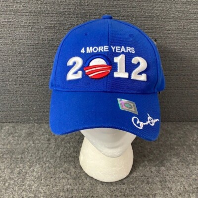 President Barack Obama 2012 4 More Years Baseball Hat Cap OSFA Blue ...