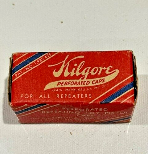 2044H - 1950's Kilgore No. 150 Perforated Roll Cap Box - Lot of 2 Boxes ...