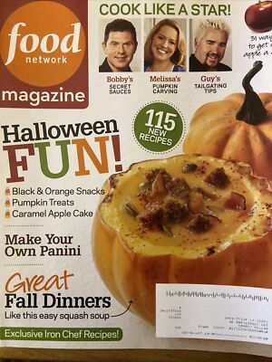 Food Network Magazine October 2010 Vol. 3 # 8 Magazine HC6383 | eBay