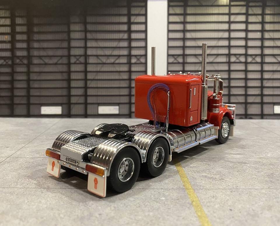 Diecast 1:50 Scale Rosso Red Kenworth W900 “Lowline Bunk” | eBay