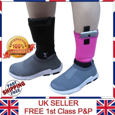 Concealed Hidden Ankle Leg Wallet Travel Clutch Pouch Passport Mobile ...