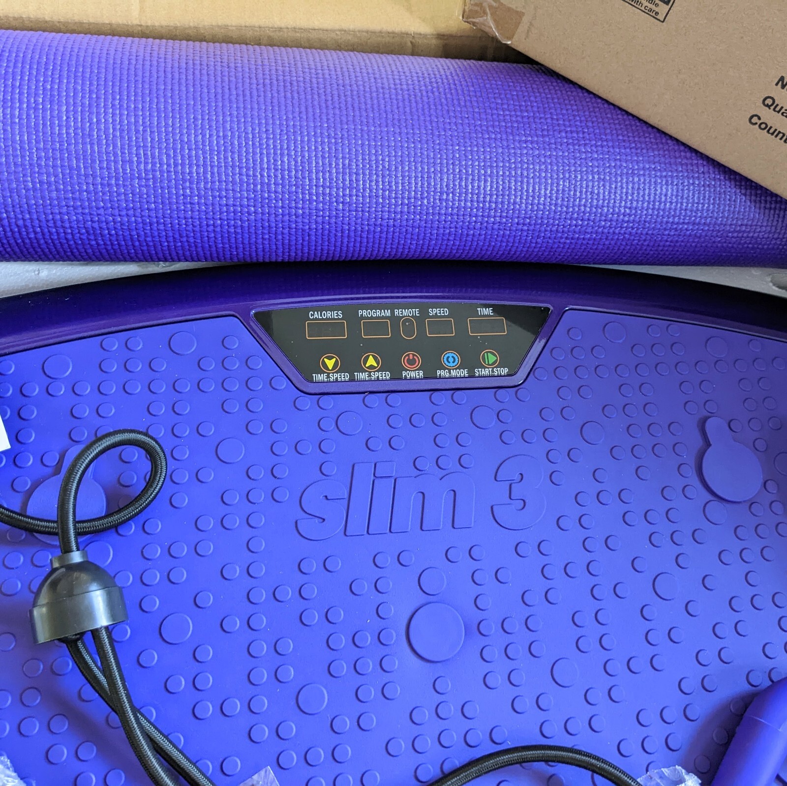 Vibrapower Slim 3 Vibration Exercise Plate with Step/Seat | eBay UK