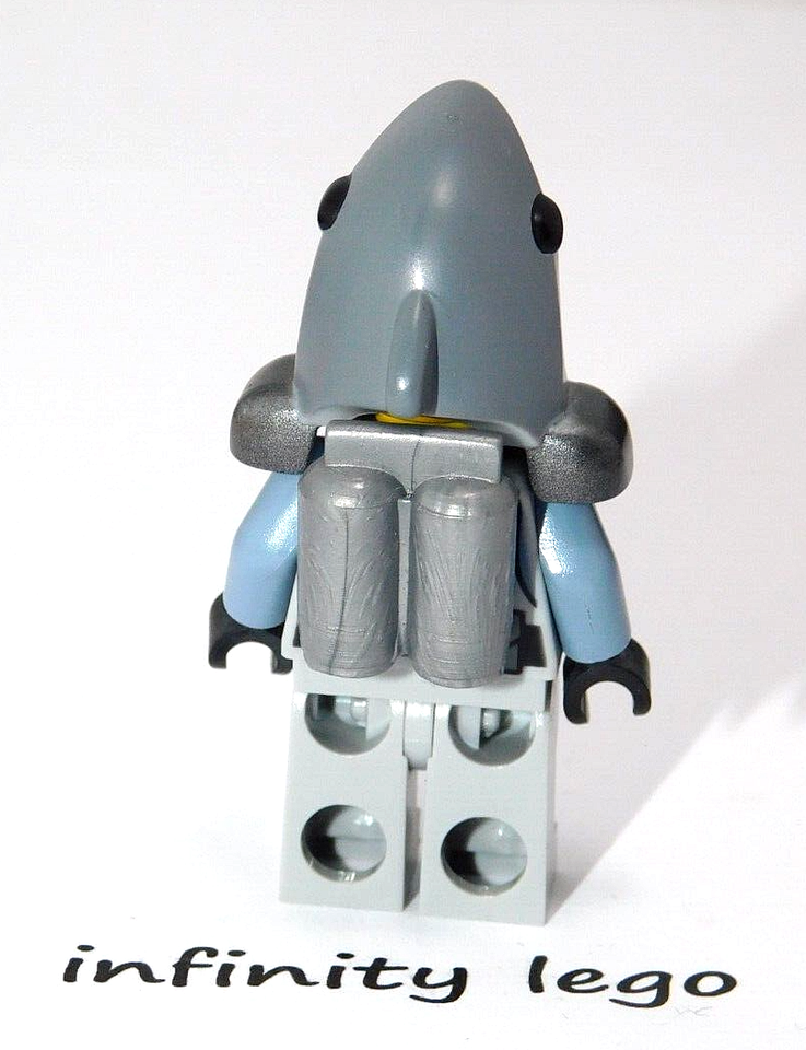 LEGO Great White Shark Army Thug Minifigure with Air tanks Ninjago ...