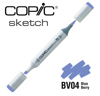 Marqueur à l'alcool Copic Sketch BV04 Blue Berry | eBay