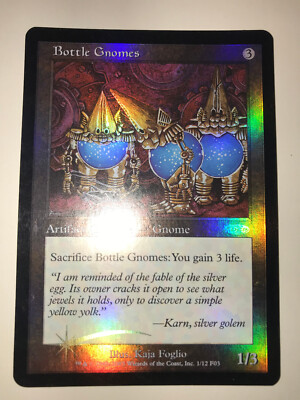 Bottle Gnomes (FNM) FOIL Promo LP/NM Artifact Special MTG | eBay