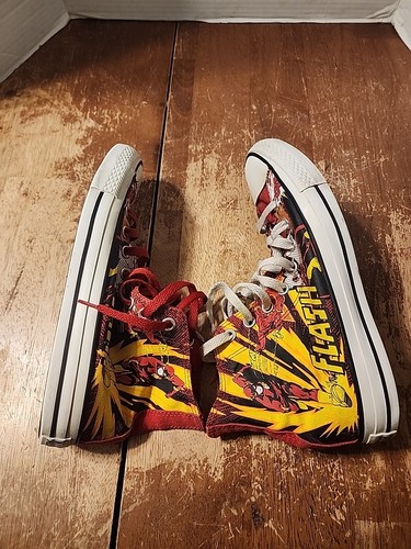 The Flash Converse Chuck Taylor All Star Womens Size 9 Red/Black/Yellow ...