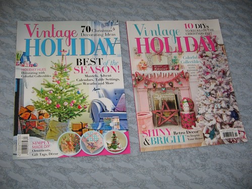 2 Vintage Holiday Magazines 2015 2017 Christmas Retro Decor DIY's ...