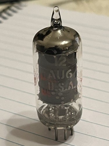 12AU6 General Electric Vacuum Tube / Valve - Very good condition ...