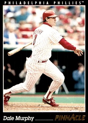 Dale Murphy 1993 Pinnacle #503 Phillies MLB READ FREE SHIPPING ...
