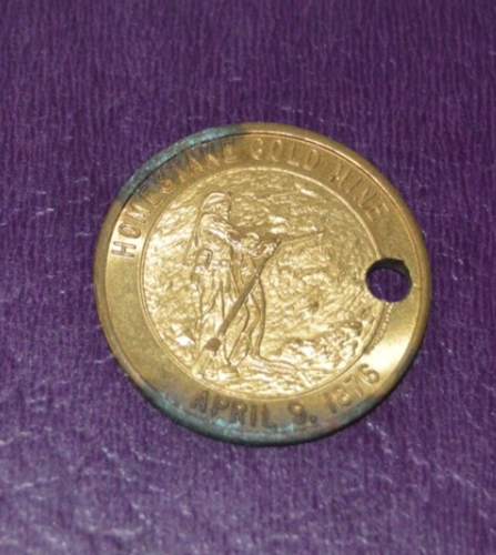 Vintage Deadwood Centennial 1876-1976 Homestake Gold Mine Token | eBay