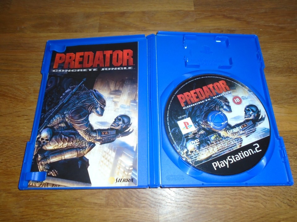 Sony Playstation 2 Game PAL - Predator: Concrete Jungle - Complete ...