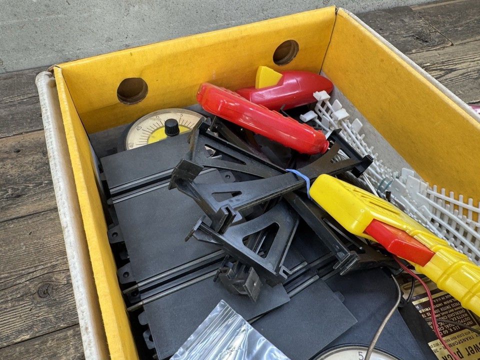 Vintage Eldon Slot Car Set Antique | eBay