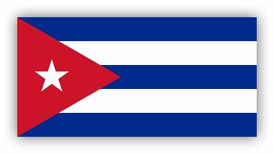 Vinyl Decal Cuban Flag sticker car window bumper cuba | eBay