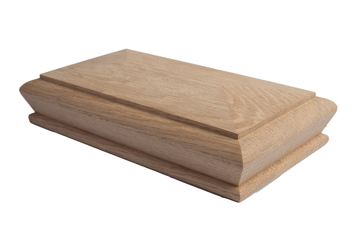 Colonial Pyramid Newel Post Caps Oak 1500mm Colonial Newel Post With