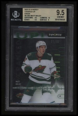 2022-23 Synergy Cranked Up Green Matt Boldy BGS 9.5 | eBay