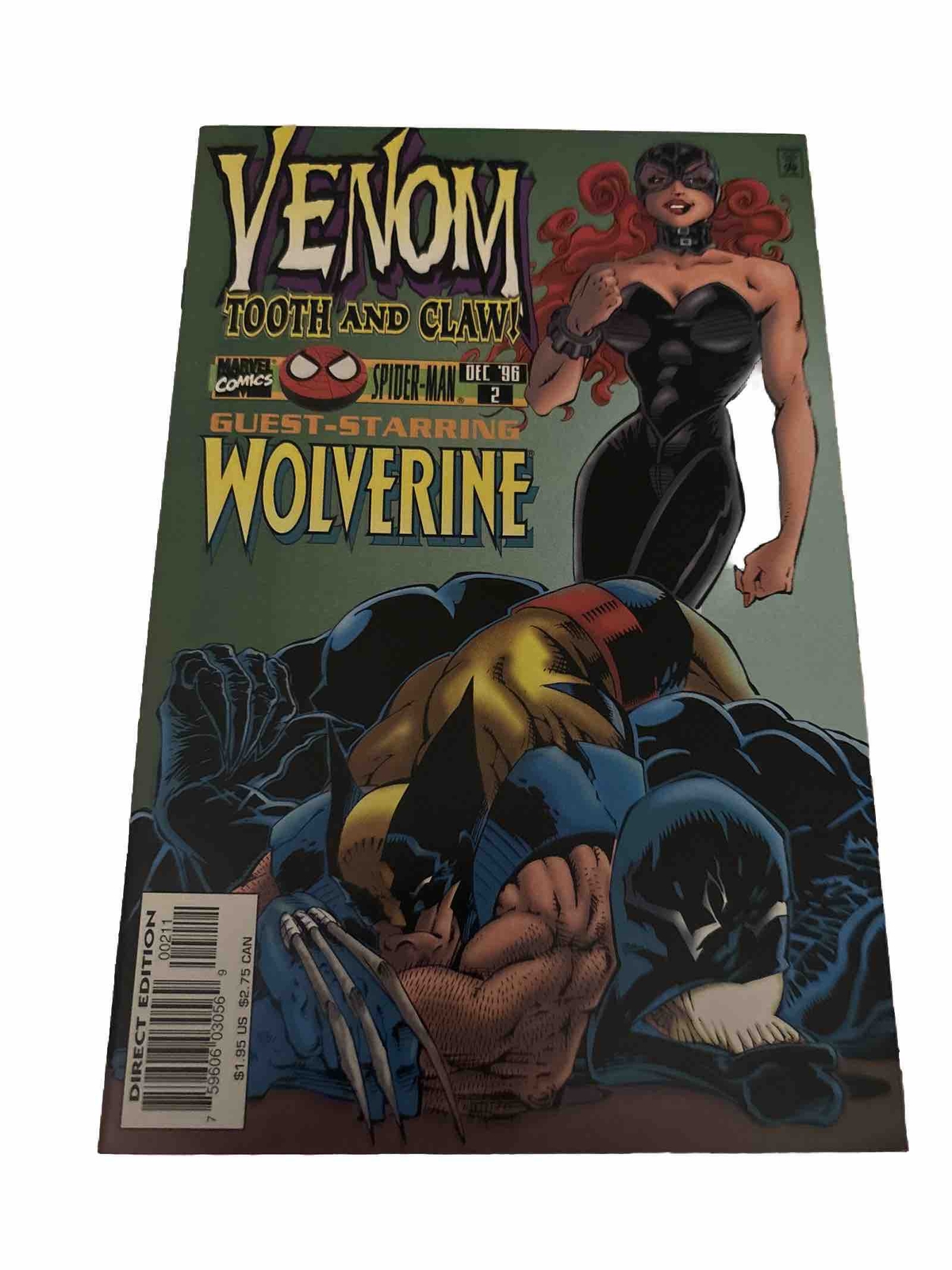 VENOM - TOOTH AND CLAW #2 * Marvel Comics * 1996 - Wolverine NM (box2 ...