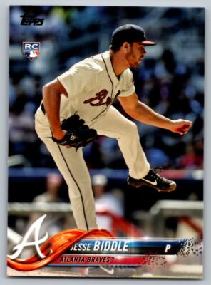 2018 Topps Update #US231 Jesse Biddle Atlanta Braves Rookie | eBay