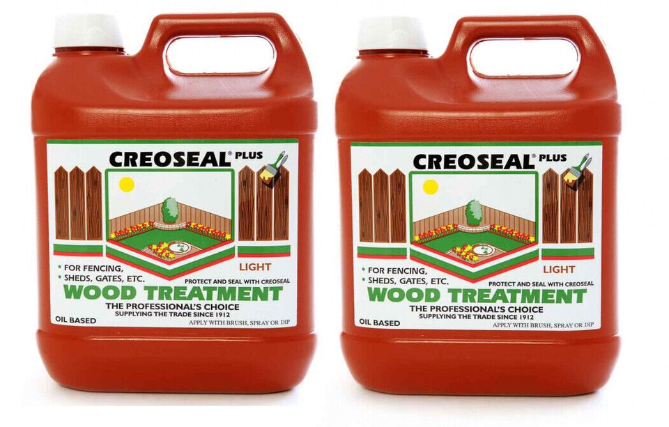 Light Brown Creosote Alternative Creoseal Plus Oil Based Timber Wood ...