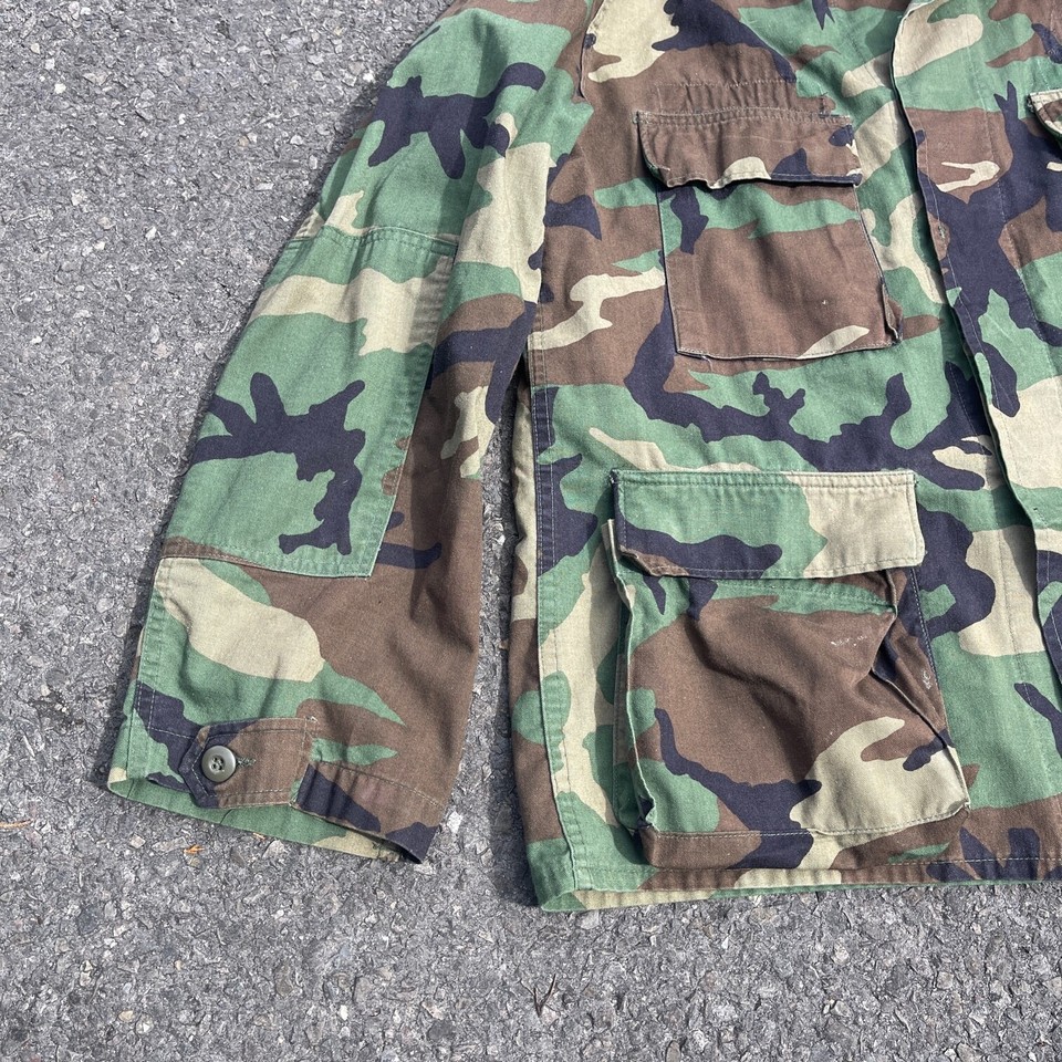 US Army Surplus Issue M81 Woodland BDU Jacket Shirt, Camo Army Combat ...